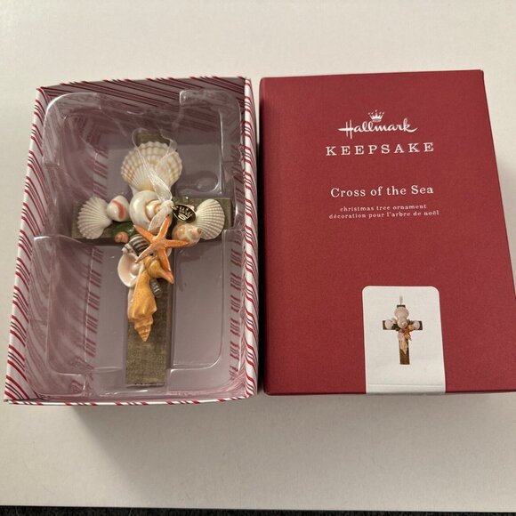 Holiday | 218 Hallmark Cross Of The Sea Porcelain Ornament Starfish ...